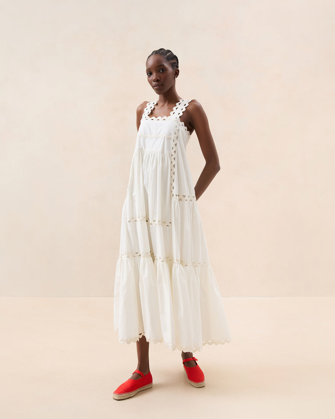 Loeffler Randall | Alison White Camisole Dress I Dresses I Apparel