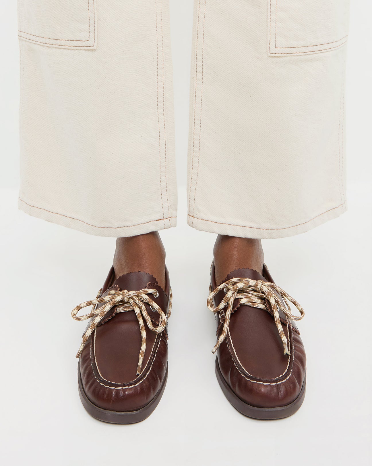 Franco Espresso/Butter Boat Shoe | Flats | Footwear