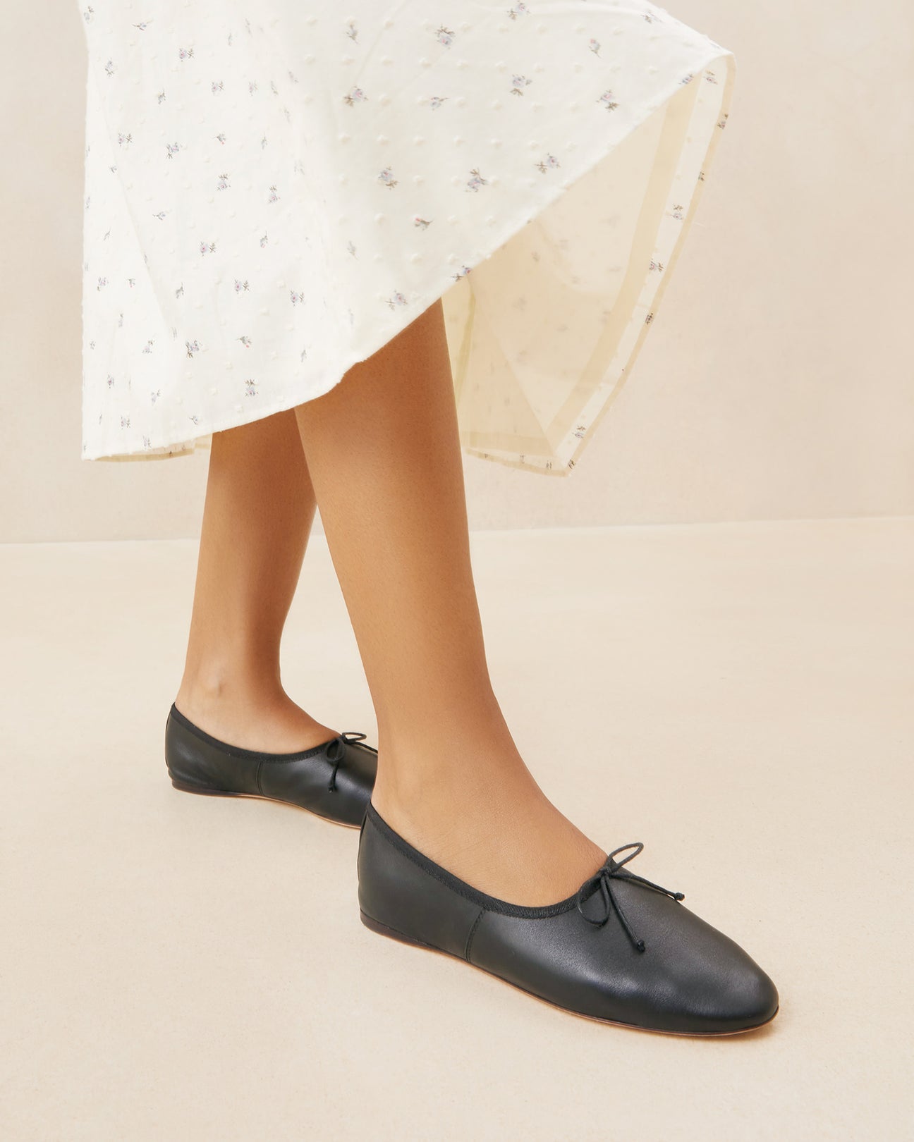 Landon Black/Silver Ballet Flat | Flats | Footwear