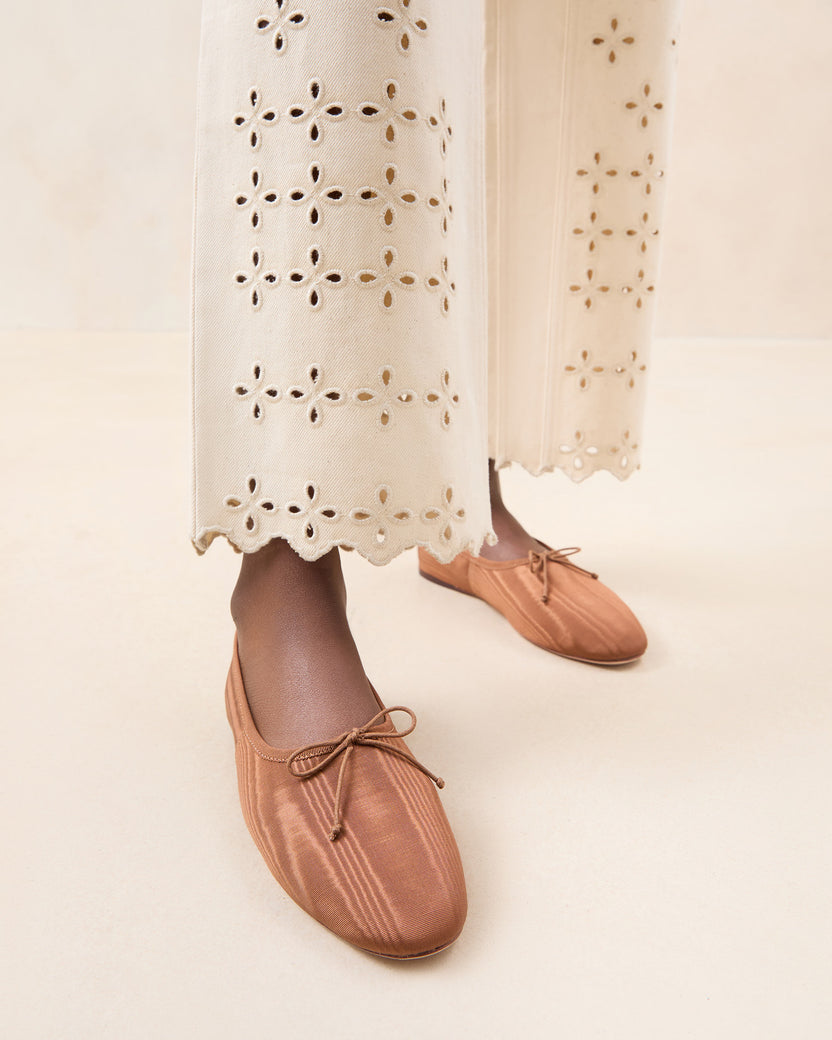 Landon Black/Silver Ballet Flat | Flats | Footwear