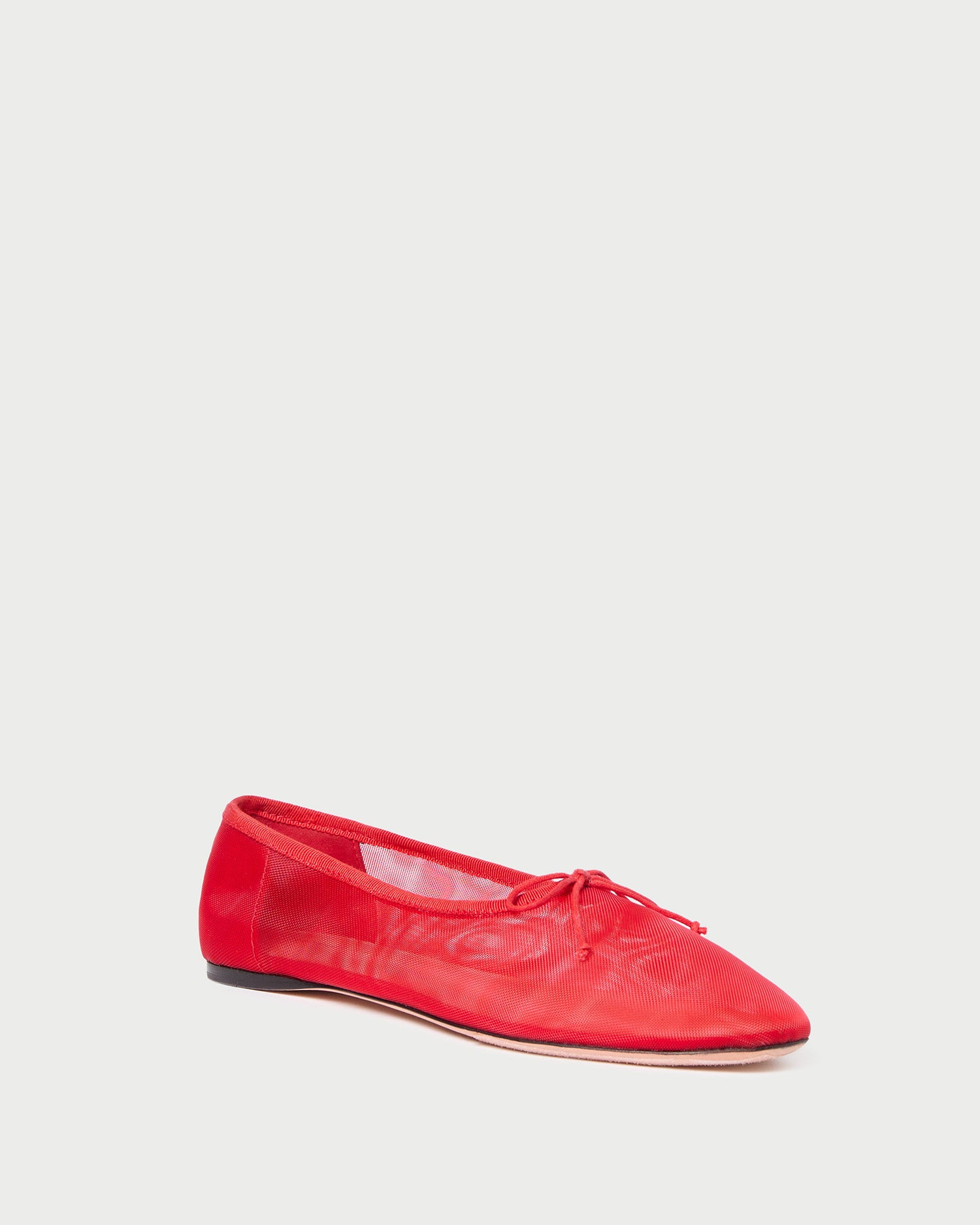 Landon Mesh Red Ballet Flat | Flats | Footwear