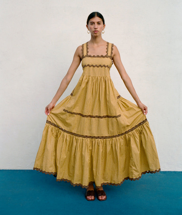 Rhys Champagne Glitter Jelly Sandal I Flat Sandals I Footwear