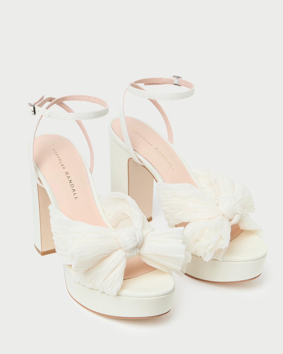 Natalia Pearl Platform Bow Heel | Heeled Sandals | Footwear