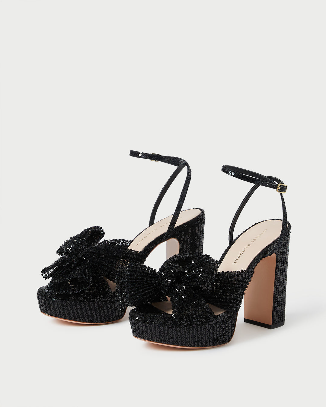 Natalia Pearl Platform Bow Heel | Heeled Sandals | Footwear